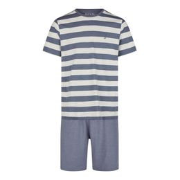 Phil & Co. Berlin Pyjama Shorty in streifen-slub | Gr.: XXL