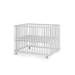 S&auml;mann Laufgitter - wei&szlig; - Premium Kollektion | Gr.: 120x120 cm