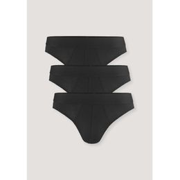 hessnatur Slip Regular Cut 3er-Pack in schwarz | Gr.: L