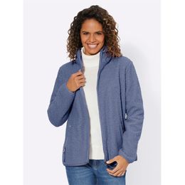 WITT WEIDEN Fleece-Jacke in taubenblau | Gr.: 36
