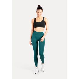 Smilodox Leggings Amaze Scrunch Pro Pocket Seamless in Dunkelgr&uuml;n | Gr.: XL