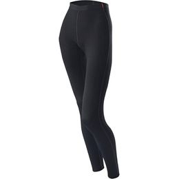 L&ouml;ffler L&ouml;ffler Unterhose DA Lang Transtex Warm in Schwarz | Gr.: 44