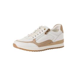 Marco Tozzi Sneaker in Wei&szlig;/Braun | Gr.: 41