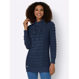 WITT WEIDEN Longpullover in dunkelblau | Gr.: 40