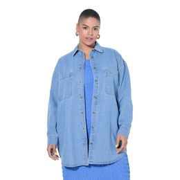 Studio Untold Hemdbluse in blue denim | Gr.: 50-52