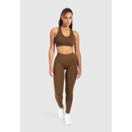 Smilodox Kompression Leggings Pemmy in Braun | Gr.: S