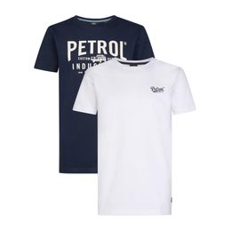 PETROL INDUSTRIES 2er-Pack T-Shirts mit grafischem Print Vizca&iacute;no | Gr.: 128