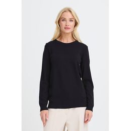 oxmo Strickpullover OXAida in Schwarz | Gr.: S