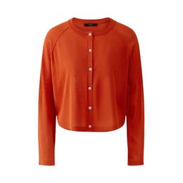 Oui Strickjacke in burnt tangarine | Gr.: 42