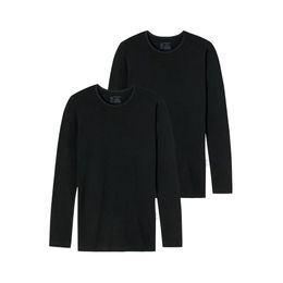 Schiesser Longsleeve 95/5 Originals in Schwarz | Gr.: L