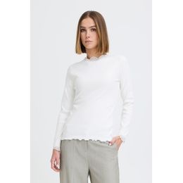 oxmo Langarmshirt OXNSuna in Wei&szlig; | Gr.: M