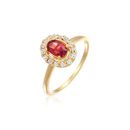 Elli Ring 585 Gelbgold Oval in Gold | Gr.: 56