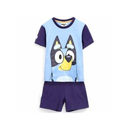Cerda 2tlg.Outfit T-Shirt & Shorts Bluey in Blau | Gr.: 110