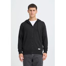 Kapuzensweatjacke Blend "BHBrilo", Herren, Gr. M, schwarz, Sweatware, 60% Baumwolle, 40% Polyester, unifarben, normal normal, hoch geschlossener Ausschnitt, elastischer Bund, Sweatjacken, Gem&uuml;tliche Sweatjacke mit Kapuze und Taschen