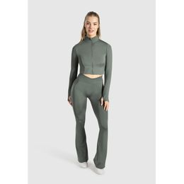 Smilodox Crop Jacke Nilai in Khaki | Gr.: L