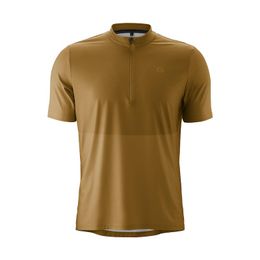 Gonso Herren Radtrikot &raquo;Adventure Jersey Halfzip M&laquo; Herren Fahrradtrikot, modernes Half-Zip Trikot mit R&uuml;ckentasche XXL