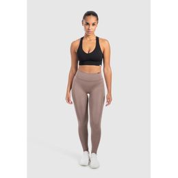 Smilodox Leggings Selina in Braun | Gr.: M