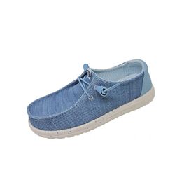 Hey DUDE Shoes Hey Dude Leinenschuh Wendy in Blau | Gr.: 40