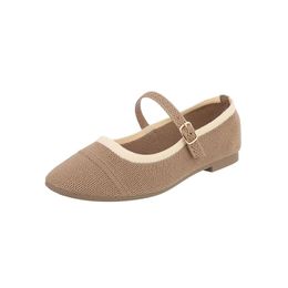 Ital-Design Ballerina in Hellbraun | Gr.: 40