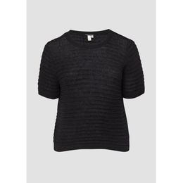QS Strickpullover in 9999_schwarz | Gr.: 44
