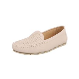Ital-Design Halbschuh in Beige | Gr.: 41