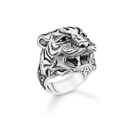 Thomas Sabo Ring Tiger Silber in ros&eacute;gold, silber | Gr.: 58