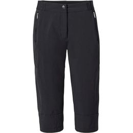Vaude Outdoorhose Wo Farley Stretch Capri III in Schwarz | Gr.: 44