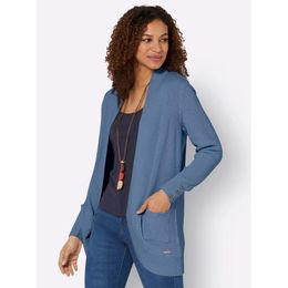 WITT WEIDEN Strickjacke in mittelblau | Gr.: 40