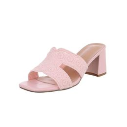 Ital-Design High-Heel Sandalette in Hellrosa | Gr.: 36