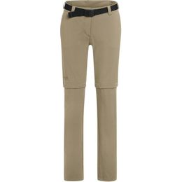 Maier Sports Zip-Hose Nata 2 in Beige | Gr.: 36