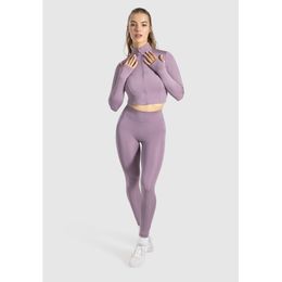 Smilodox Crop Jacke Nilai in Lila | Gr.: S