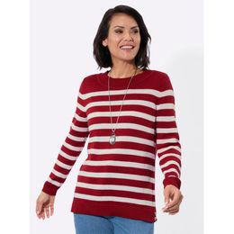 WITT WEIDEN Pullover in rot-ecru | Gr.: 40