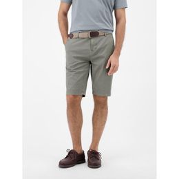 Lerros Herren Lerros Chinoshorts &raquo;Bequeme Chino-Bermuda mit G&uuml;rtel und Minimalprint&laquo; Leichte Sommershorts aus 98% Baumwolle und 2% Elasthan, mit 4 