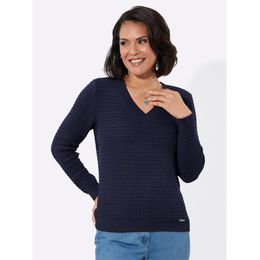 WITT WEIDEN V-Pullover in marine | Gr.: 46