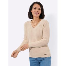 WITT WEIDEN V-Pullover in elfenbein | Gr.: 52