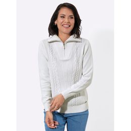 WITT WEIDEN Troyer-Pullover in ecru | Gr.: 40