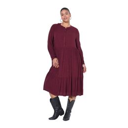 Studio Untold Kleid in aubergine | Gr.: 46-48