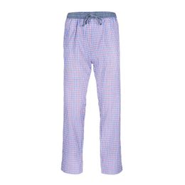Luca David Pyjamahose Olden Glory Pants in blau+weiss | Gr.: XL