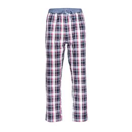 Luca David Pyjamahose Olden Glory Pants in blau+rot | Gr.: XL