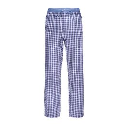 Luca David Pyjamahose Olden Glory Pants in grau+blau | Gr.: XXL