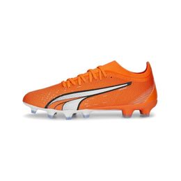 Puma Fu&szlig;ballschuhe ULTRA MATCH FG/AG in Orange | Gr.: 11