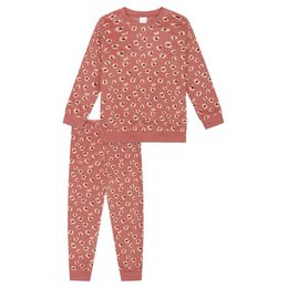 Schiesser Pyjama Girls World in altrosa | Gr.: 98