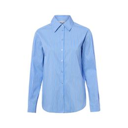 Marie Lund Hemdbluse in blau wei&szlig; | Gr.: XS