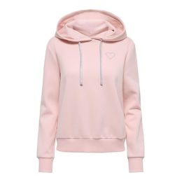 Only Kapuzenpullover in Rosy Touch | Gr.: xs