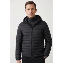 Calvin Klein Herren Funktionsjacke &raquo;LS HOODED NYLON CHANNELED PUFFER&laquo; mit Kapuze Regular fit, mit Rundhalsausschnitt S