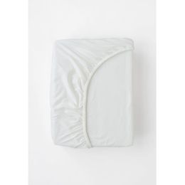 Mela Jersey Spannbetttuch Style PAMBAN in naturweiss | Gr.: 90x200 cm