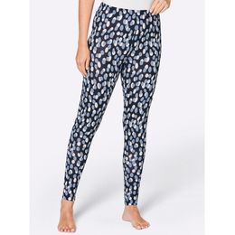 WITT WEIDEN Leggings in marine-bleu-bedruckt | Gr.: 40-42