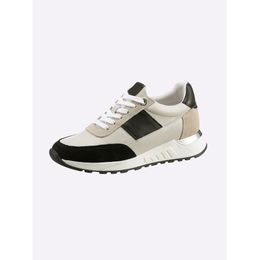 Heine Sneaker in beige-schwarz | Gr.: 40