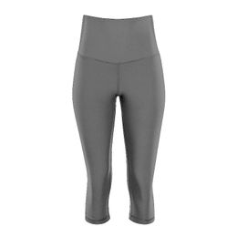 WINSHAPE Damen Leggings &raquo;3/4 Functional Comfort HWL217C&laquo; mit V-Shape Applikation und Core-Bund schwarz M, Normalgr&ouml;&szlig;en