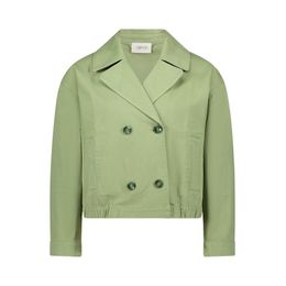 Cartoon Casual-Jacke mit Reverskragen in Green Eyes | Gr.: 40